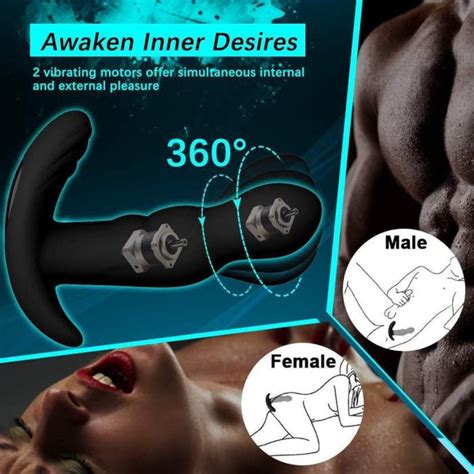 360° Rotating Vibrating Prostate Massager Fleshline