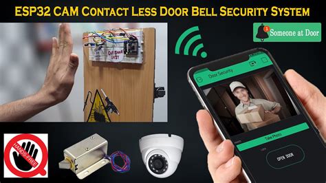 Esp32 Cam Contact Less Door Bell Security System Blynk Youtube