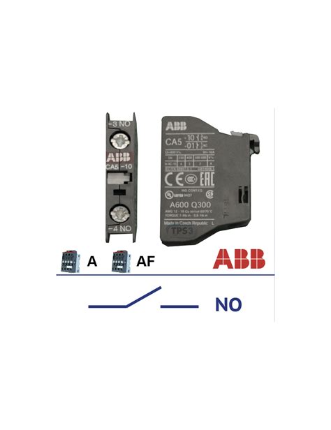 Contacto Auxiliar No Para Contactor Abb Tipo A Af