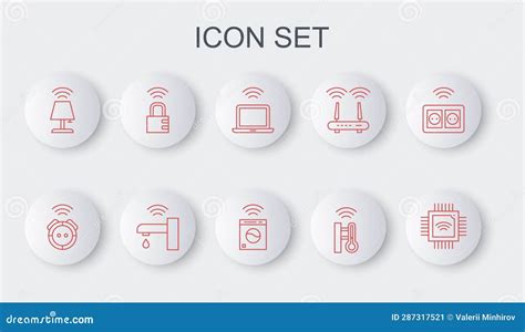 Set Line Processor With Microcircuits Cpu Robot Vacuum Cleaner