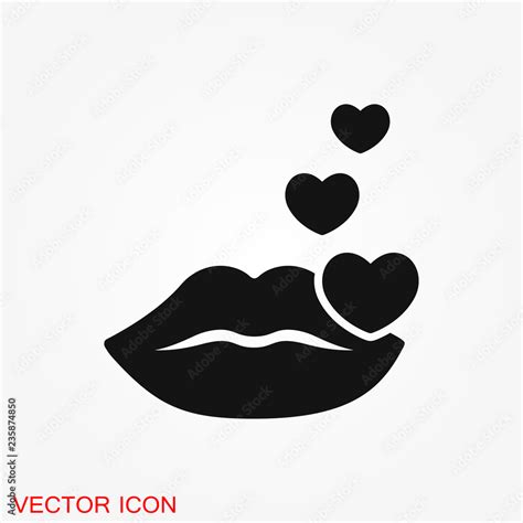 Erotic Vector Icon For Adult Only Content Flat Illustration Stock Vector Adobe Stock