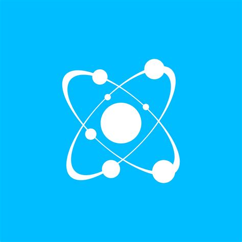 Atomic Particles Blue Background Design Vector 37277060 Vector Art At