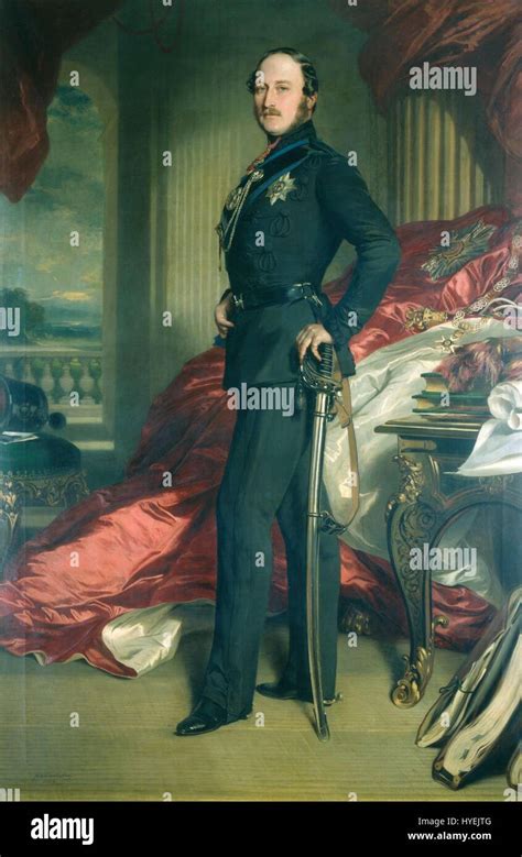 The Portrait Of Prince Albert Known For His Role As Consort To Queen