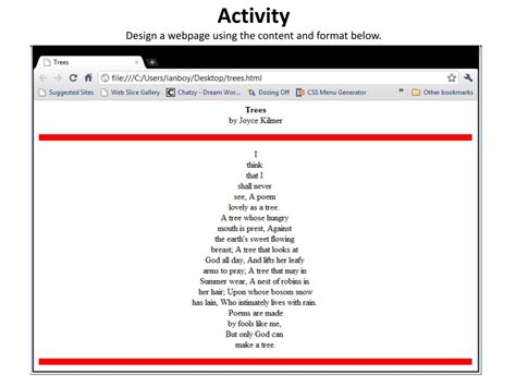 Ppt Html Line Breaks And Html Horizontal Rules Lines Powerpoint