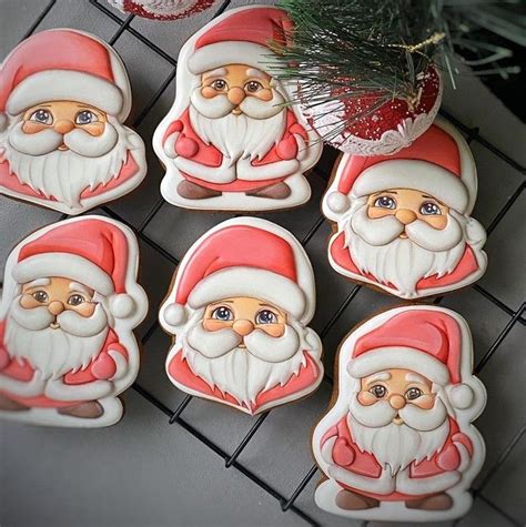 Пин от пользователя Елена Очкур на доске Дед мороз Украшение печенья Пряничные поделки