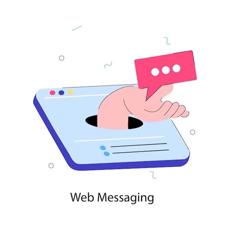 Premium Vector Get A Glimpse Of Web Messaging Doodle Mini Illustration