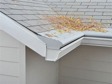 Gutter Guard Cover For Gutters In Roof Of House Villa Apartment