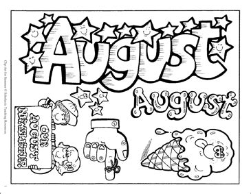 August Clipart Black And White 20 Free Cliparts Download Images On