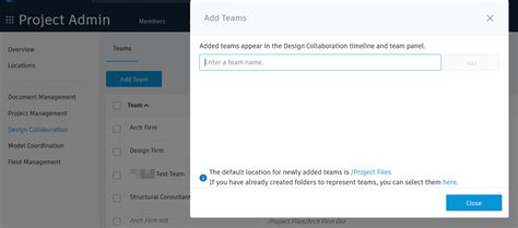 Using Existing Bim 360 Document Management Folders To Create Design Collaboration Teams