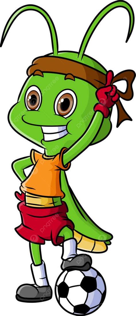 the number one grasshopper is posing with hand raises won freedom