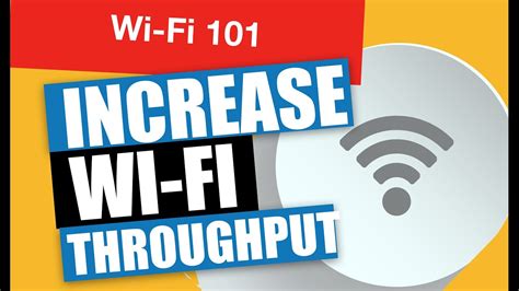Increase Wi Fi Throughput Youtube