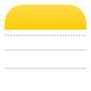 Apple Notes Icon Download In Flat Style