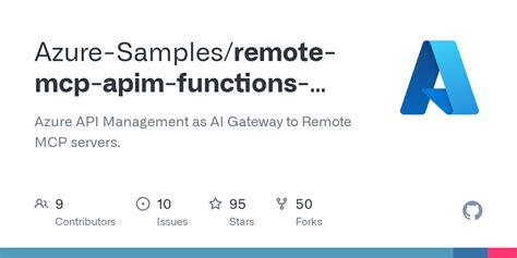 Remote Mcp Apim Functions Pythonazureyaml At Main · Azure Samplesremote Mcp Apim Functions