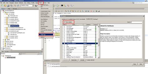 Java Uninstalling Or Disabling Jrebel From Netbeans 802 On Ubuntu