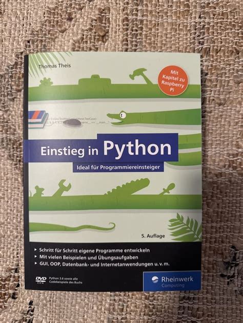 Einstieg In Python Buch 5 Auflage Mit Dvd Kaufen Auf Ricardo