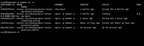 How To Monitor Containers With The Podman “ps” Command Geeksforgeeks