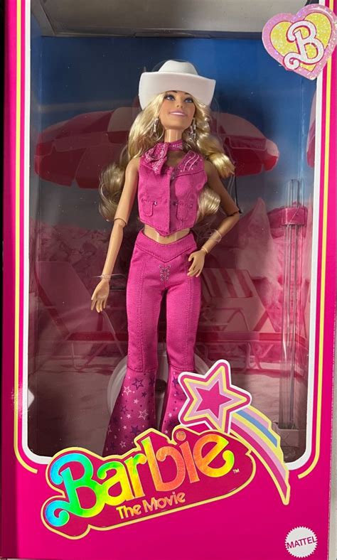 Barbie The Movie Doll Margot Robbie Barbie Collectible Doll Pink