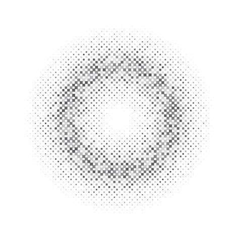 서클 하프톤 터 아트 아이콘 및 그래픽 프리미엄 벡터
