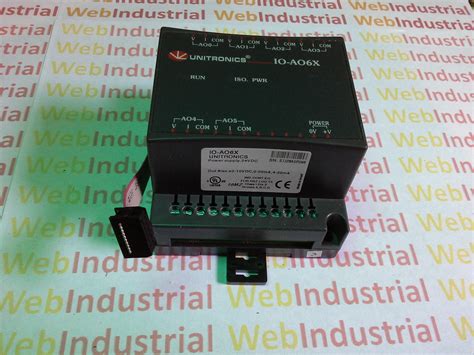 Modulo 6 salidas analógicas IO AO6X UNITRONICS