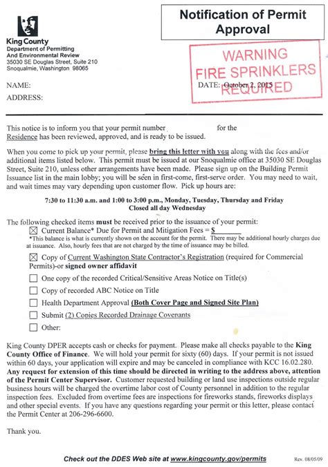 Building Approval Certificate