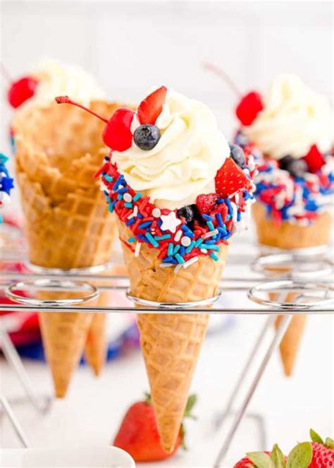 Cheesecake Stuffed Waffle Cones A Classic Twist