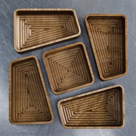 Cnc Cut Red Birch Serving Trays Maker Marketplace