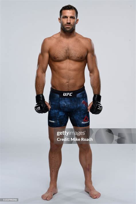 Luke Rockhold Poses For A Portrait During A Ufc Photo Session On July