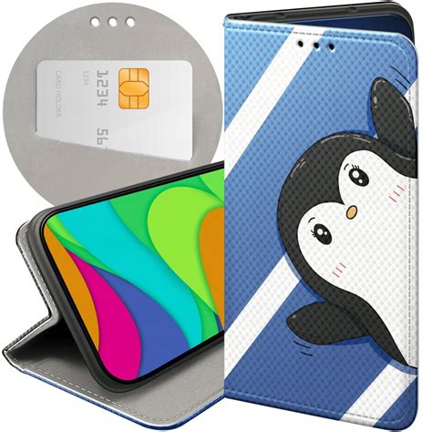ETUI Z KLAPKĄ DO XIAOMI 13 LITE CIVI 2 WZORY PINGWINEK PINGWIN FUTERAŁ Xiaomi Sklep EMPIK COM