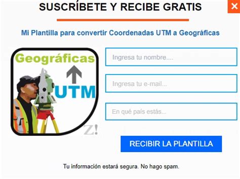 Available Free Template To Transform Utm Coordinates To Geographic
