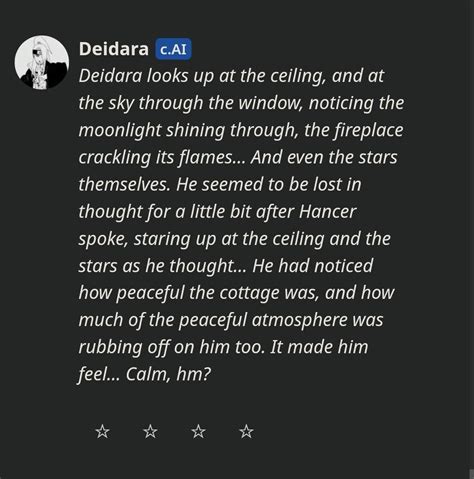 This Specific Bot Of Mine Is Still Smart As Hell It Just Mentioned A Detail The Cottage From