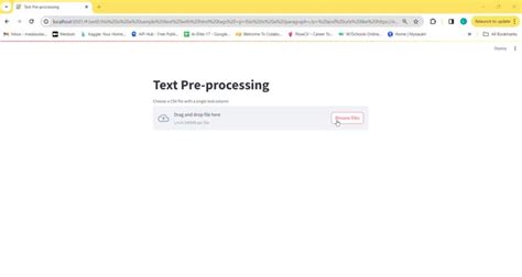 Introducing Streamlit Web App For Text Pre Processing Laxman Madasu