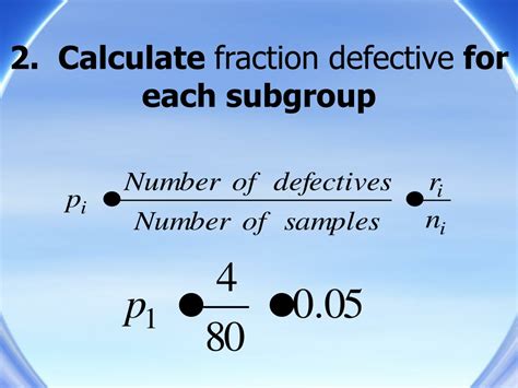Ppt Control Chart For Fraction Defective Powerpoint Presentation Free Download Id 9690048