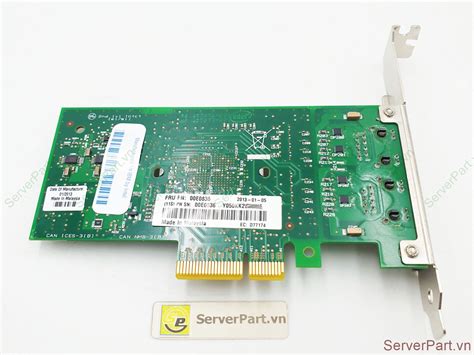 Cạc Mạng Nic Ibm Pci E Card 5767 1gbps 2 Port Rj45 00e0836 Serverpart Vn