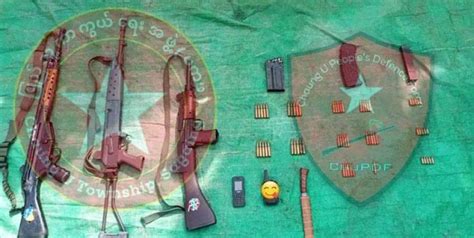 ပစ်ခတ်မှုအတွင်း စစ်ကောင်စီတပ်သား ၈ ဦးသေဆုံး၊ သေနတ် ၃ လက်ကို ချောင်းဦး Pdf က သိမ်းဆည်းနိုင