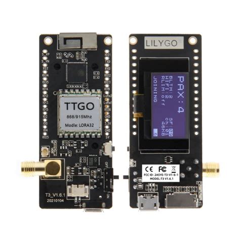 Jual Ttgo Lora32 V2 1 Esp32 Oled 0 96 Inch Sd Card Bluetooth Wifi 433mhz Aifrobotic Shopee