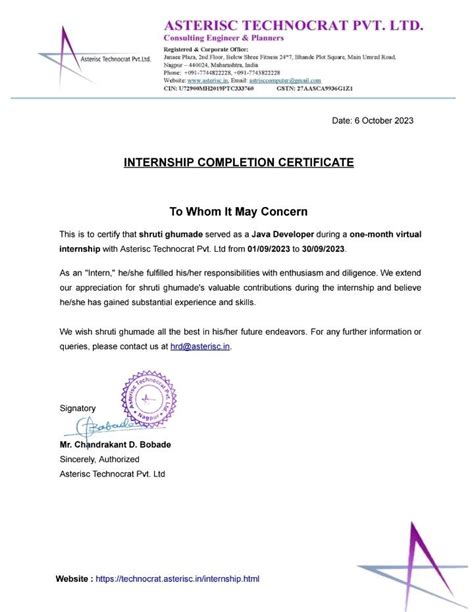 Shruti Ghumade On Linkedin Asterisctechnocrat Asterisc