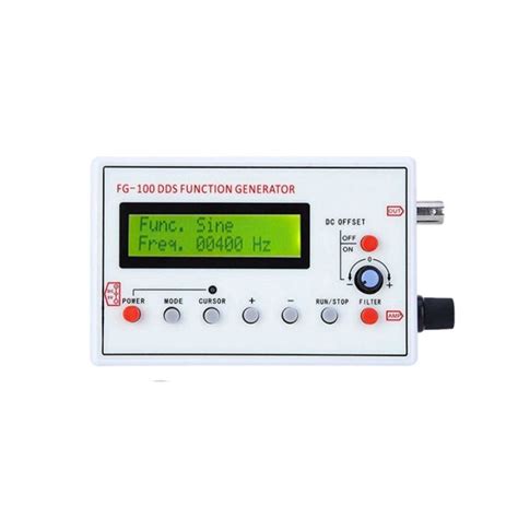 1 Set Function Signal Generator High Accuracy Waveform Accurate Signal Generator Fg 100 1hz