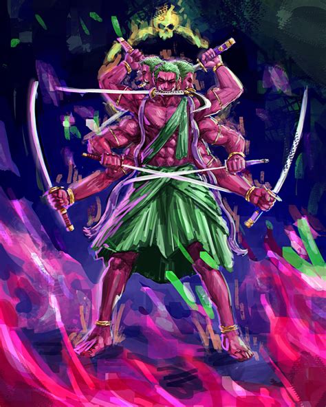 Zoro Ashura Asura Megahouse Pop Portrait Of Pirates One Piece