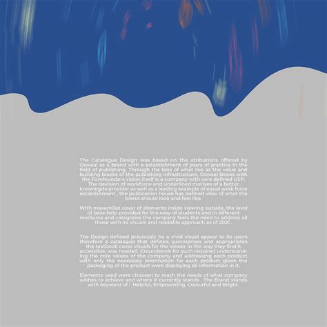 Catalogue Design Project Oswaal Books On Behance