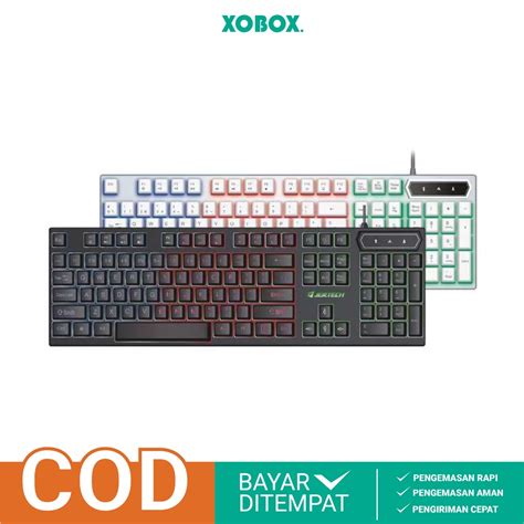 Jual Keyboard Gaming Jertech K348 Full Led Backlight Xobox Shopee Indonesia