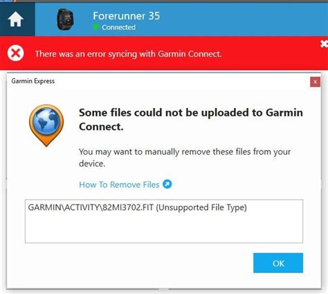 Incomplete Sync Forerunner Sports Fitness Archive Garmin Forums
