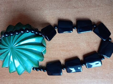 Винтажное ожерелье пластик — цена 220 грн в каталоге Колье и ожерелья Купить аксессуары по