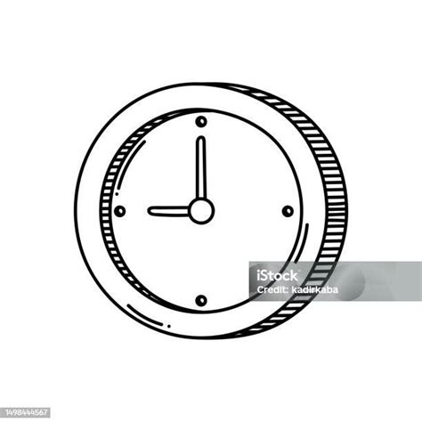 시계 선 아이콘 스케치 디자인 픽셀 퍼펙트 편집 가능한 스트로크 로고 기호 기호 시간 관리 시간 월 벽 시계에 대한 스톡 벡터