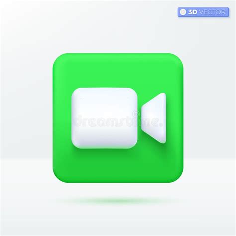 Facetime Mobile Icon Symbols Video Chat Interface Conference Call