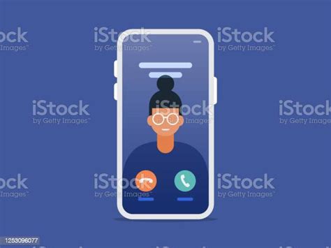 화면 스톡 일러스트레이션에서 화상 통화를 하는 스마트폰 일러스트 일러스트레이션에 대한 스톡 벡터 아트 및 기타 이미지 일러스트레이션 전화 화상 통화 Istock