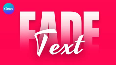 Canva Fade Text Effect Tutorial Rcanva