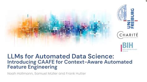 llms for automated data science introducing caafe for context aware automated feature