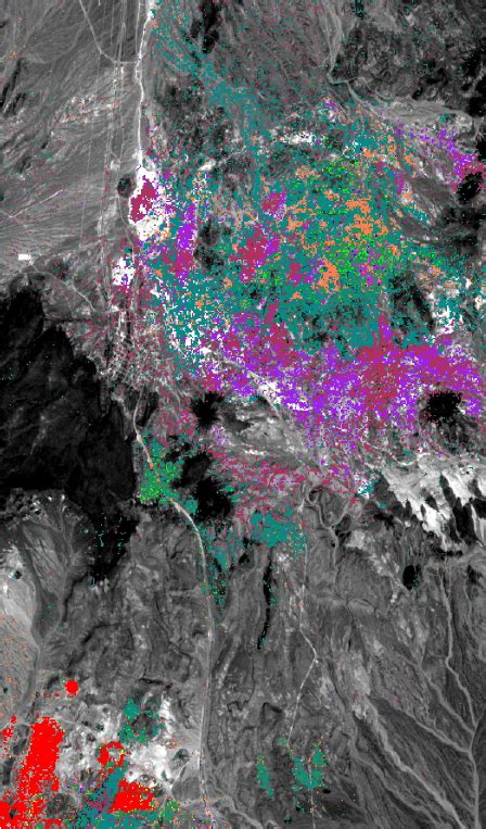 Comparison Of Extended Aster Mineral Mapping Using Aster Modeled Aviris