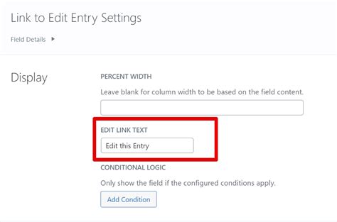 User Edit Allowing Users To Edit Their Own Entries GravityKit Support Knowledge Base How To