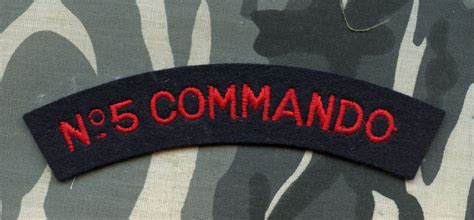 No 5 Commando Commandos